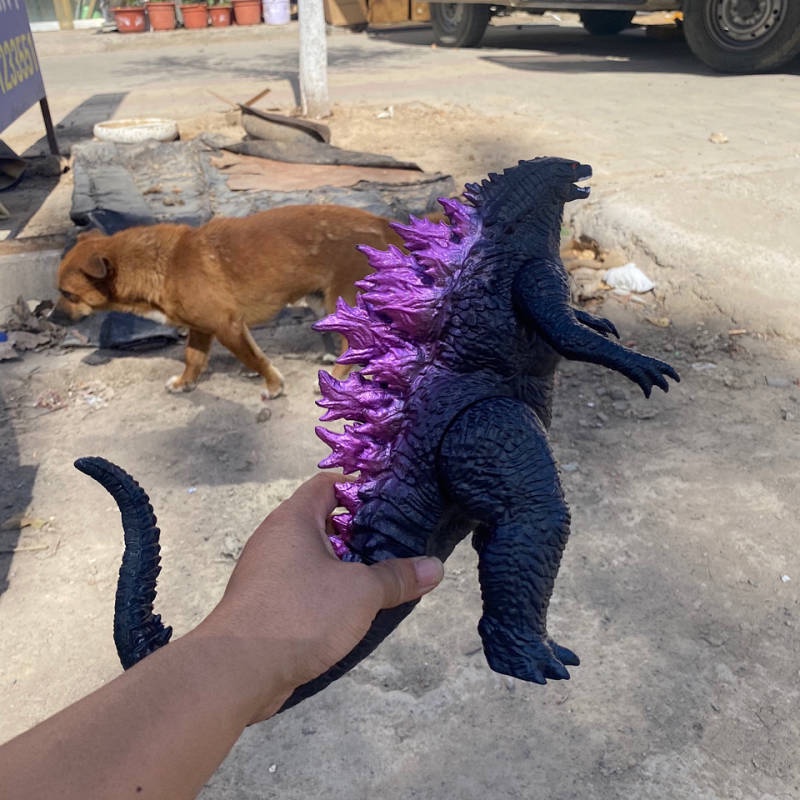 Barly Store Oversized Purple Light Godzilla New Godzilla Soft Rubber ...