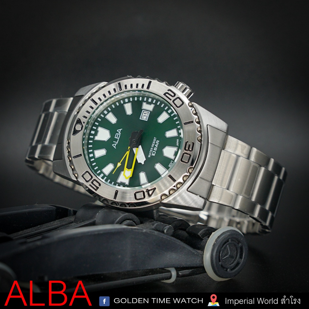 Alba Mini Monster นาฬิกาข้อมือผู้ชาย - golden_time_watch - ThaiPick