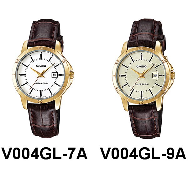 Casio รุ่น LTP-V004 นาฬิกาข้อมือผู้หญิง ประกัน 1 ปี แท้ 100 ...