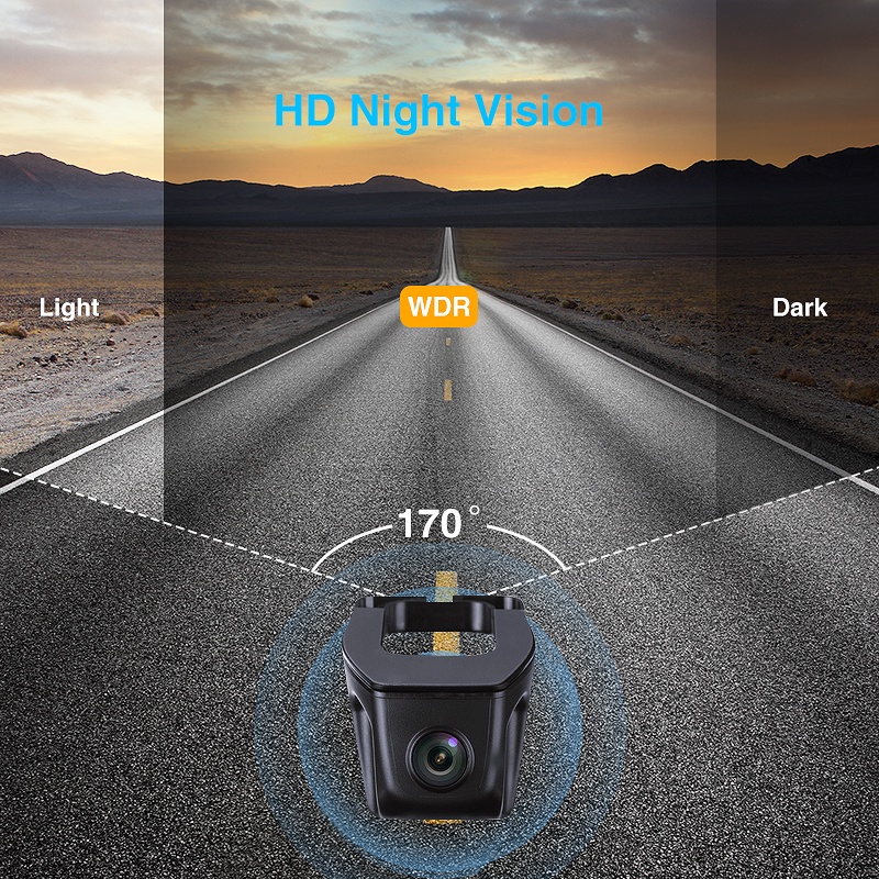 Dossevit Full HD 1080P Wifi DVR Dash Cam 24H Parking Monitor WDR Night ...