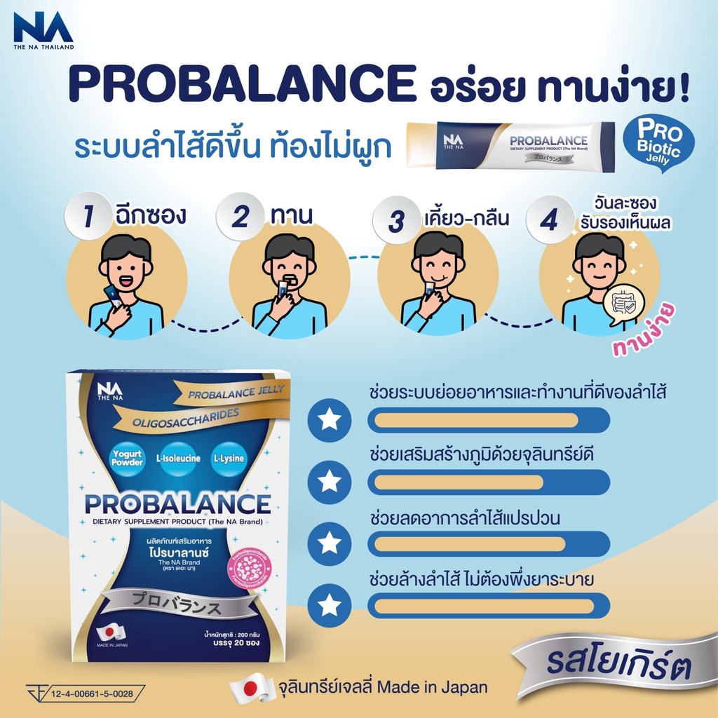 ส่งฟรี 3 กล่องถูกกว่า พร้อมส่ง Probalance Probiotic โปรไบโอติก โพรไบโอติก โปรบาลานซ์ รักษากรดไหล ...