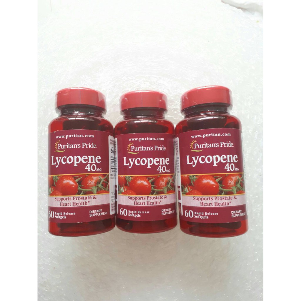 Puritan Lycopene 40 mg 60 softgels สารสกัดจากมะเขือเทศ บำรุงผิวกระจ่าง ...