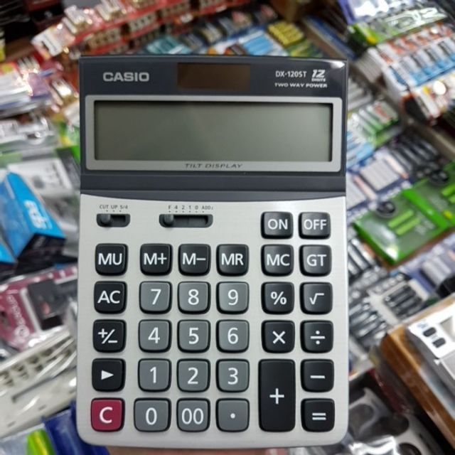 Casio DX-120ST เครื่องคิดเลขตั้งโต๊ะ 12หลัก ของแท้ รับประกัน2ปีจากCMG - od1718 - ThaiPick