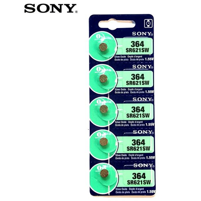ของแท้ SR621SW ถ่านกระดุม Sony รุ่น SR621SW V364 SR60 SR621 AG1 1.55V ...