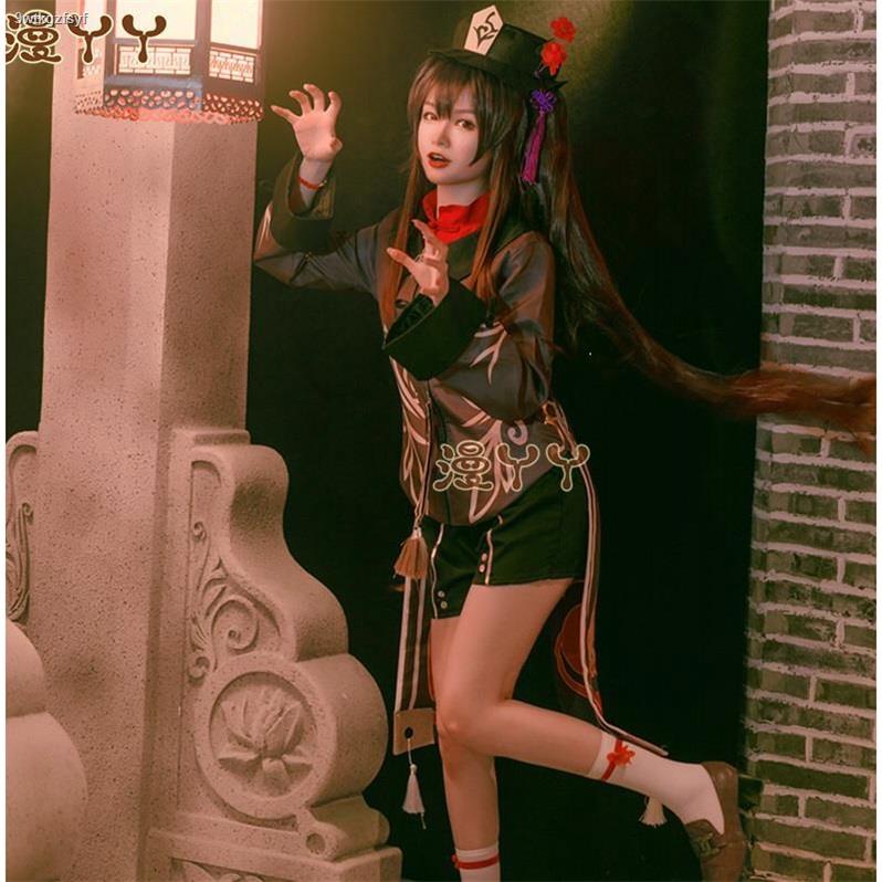 เตรียมจัดส่งYuanshen cos เสื้อผ้าวอลนัท cos รอดตาย hall Hu hall master ...