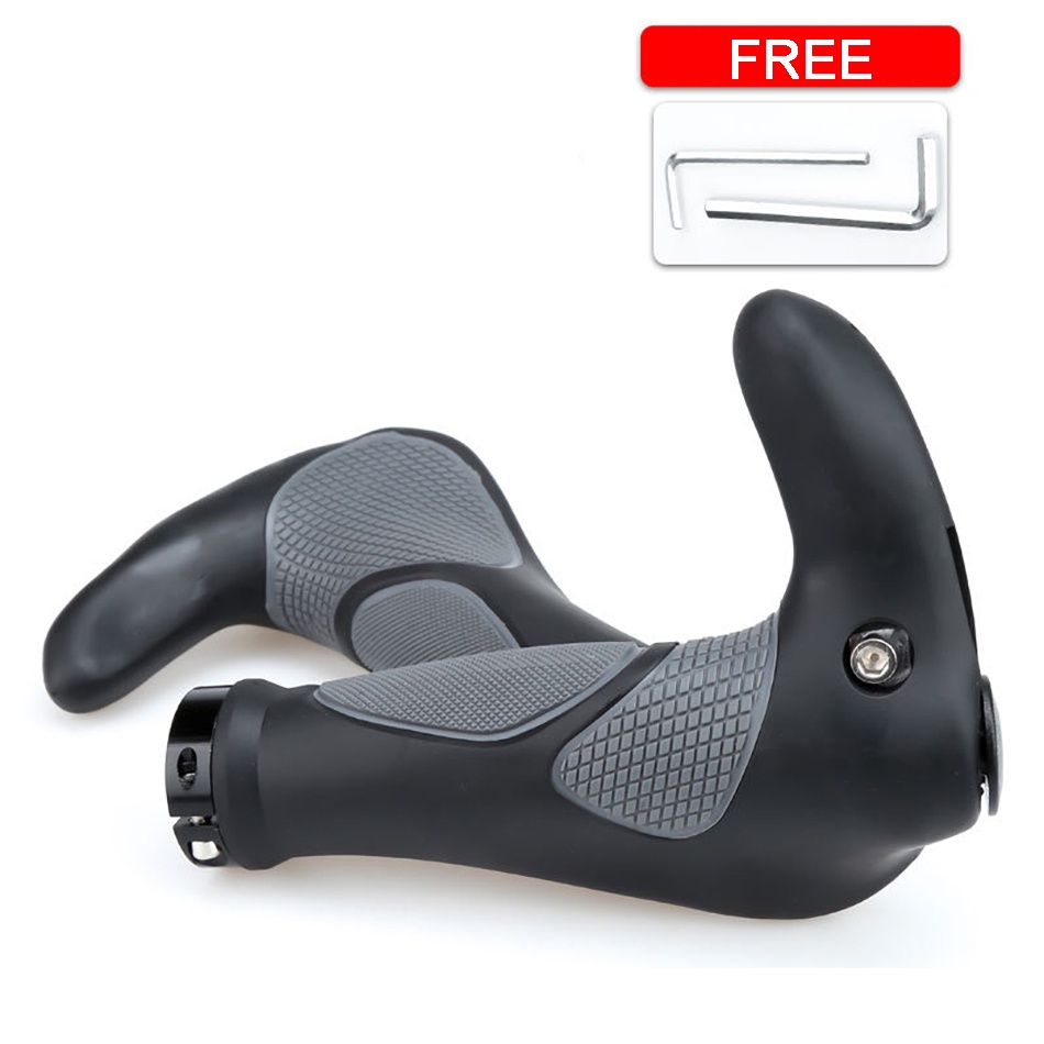 แฮนด์จักรยาน Bicycle Grip TPR Rubber Integrated Mtb Accessories Bicycle ...