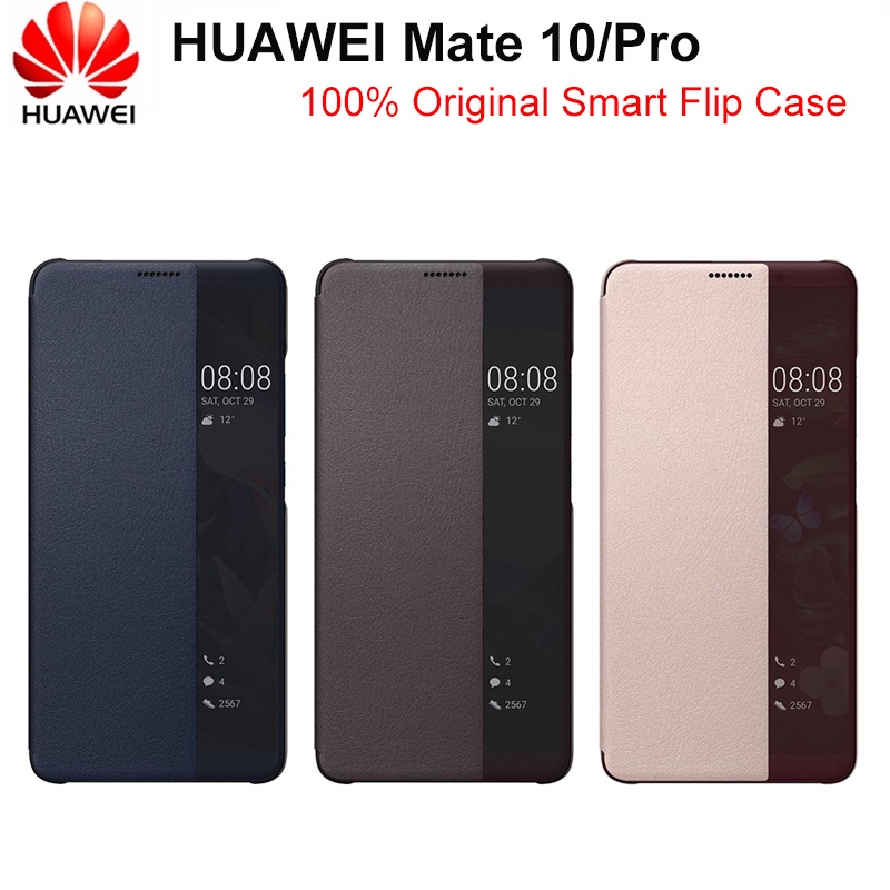 NewOriginal huawei Flip Wallet Cover Luxury Leather Phone Case For Huawei Mate 10 Pro Mate10 ...