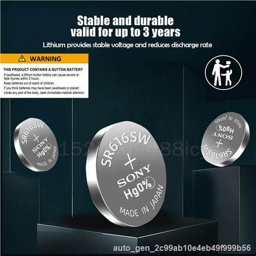 5PCS al Sony 321 SR616SW SR616 14.5mAh 1.55V Silver Oxide Battery For ...