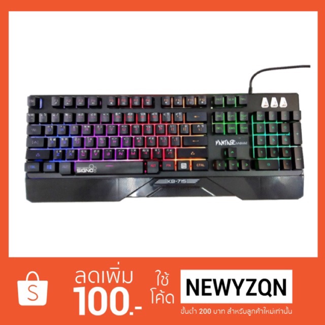 Signo Keyboard Gaming KB-715 | Shopee Thailand