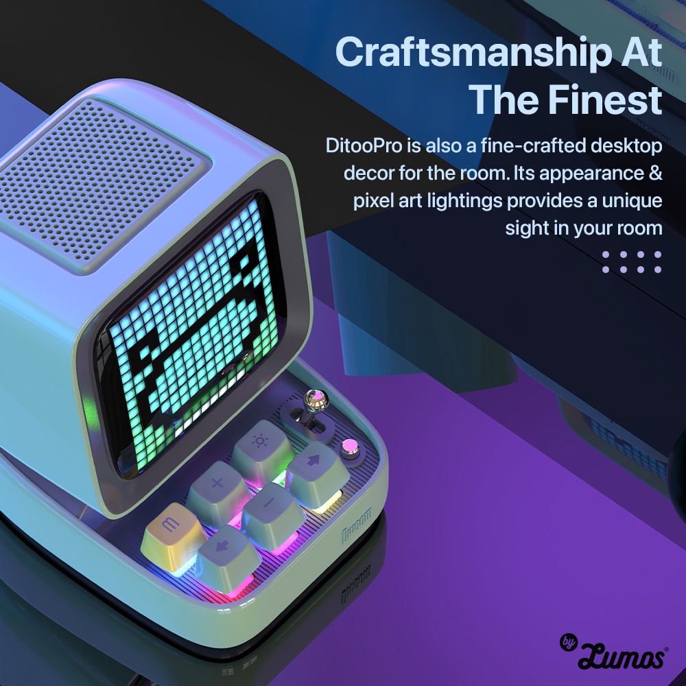 ของแท้ original 100 ส่งไว จาก กทม Divoom ditoo pro สีดำ Black - xcl_shop - ThaiPick