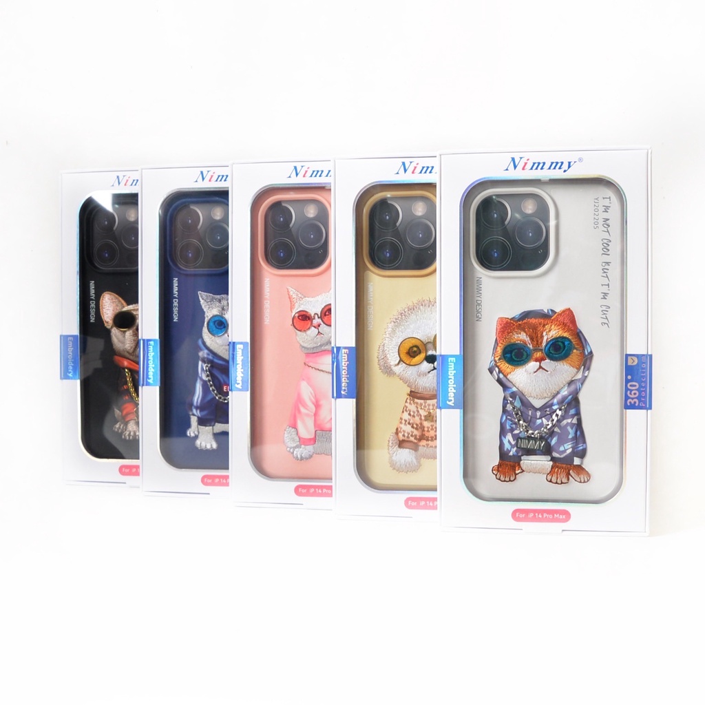 NIMMY 360 Protection เคสปักลาย 3D case for iPhone 14 14Max 14 Pro14 Promax - k.accessories ...