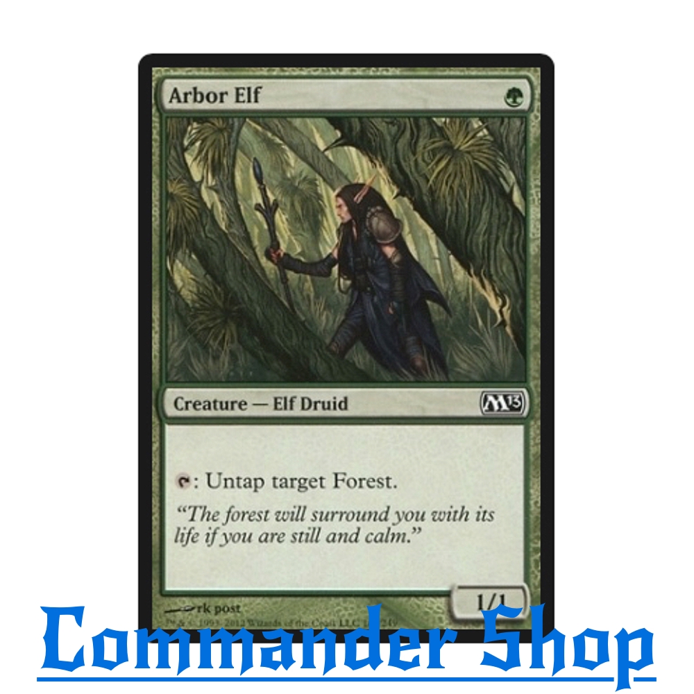 Arbor Elf (Creature - Elf Druid) Green การ์ด Magic The Gathering (MTG ...