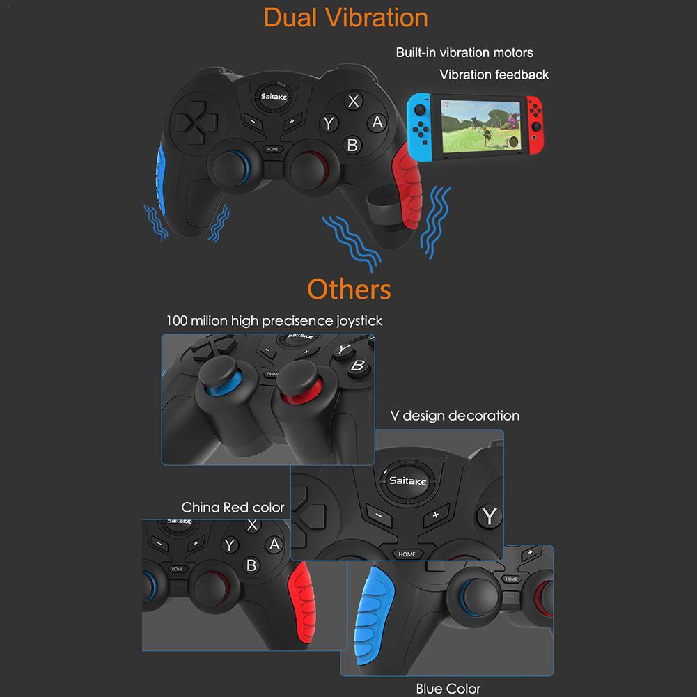 【Go】Game Controller Comfortable Durable Wireless Gamepad Joystick Bluetooth Game Machine for ...