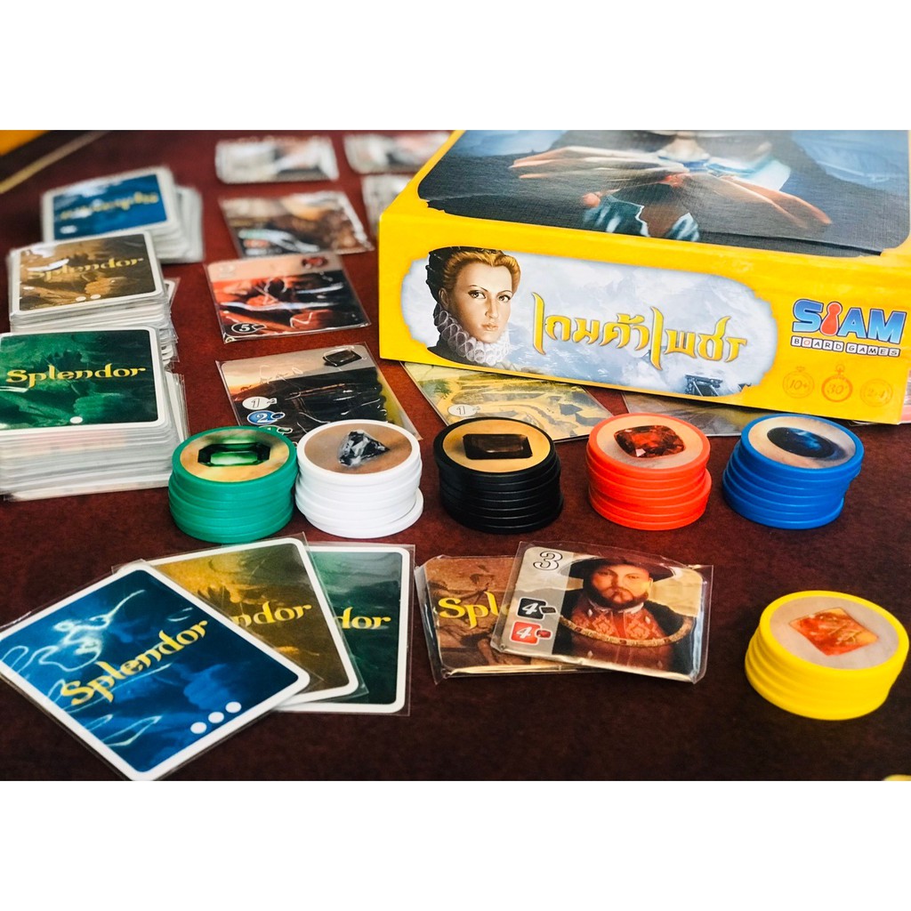 เกมค้าเพชร Splendor - ภาคเสริม Cities of Splendor (TH/EN) บอร์ดเกม ...
