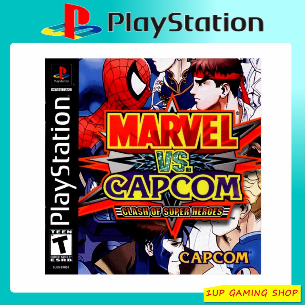 Cd CD เกม PS1 Marvel Vs. สําหรับเครื่องเล่นเกม Capcom ของเล่นสําหรับ ...