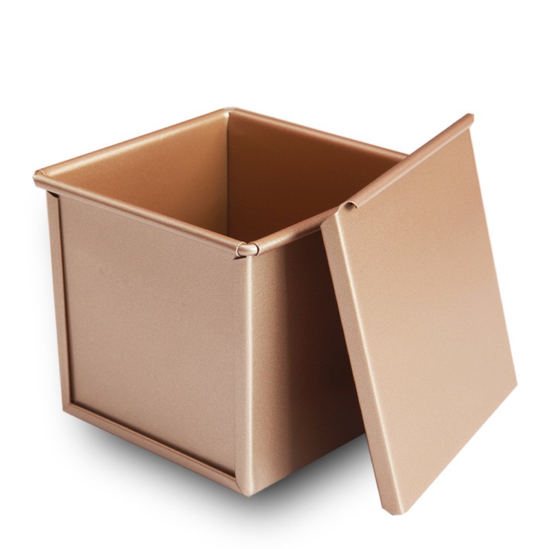 Water Cube 250G Non-stick Sliding Cover Corrugated Plain Toast Box ...