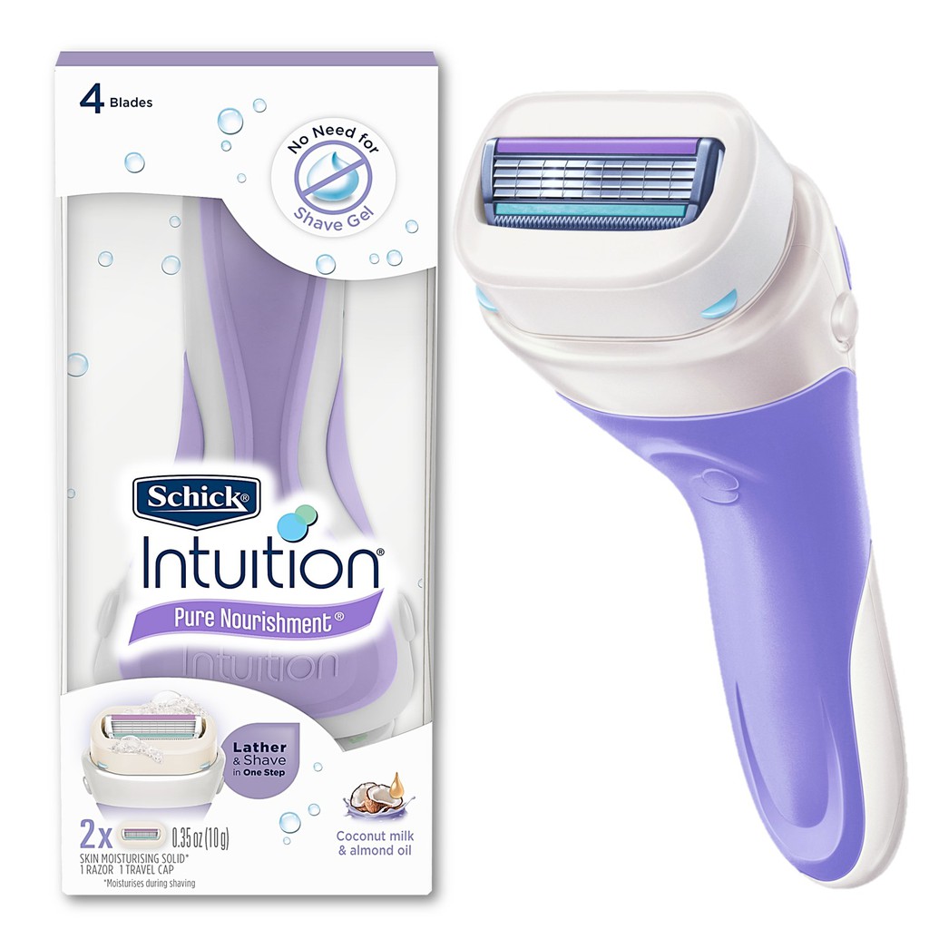 Schick Intuition Pure Nourishment Womens Razor with Coconut Milk and ...