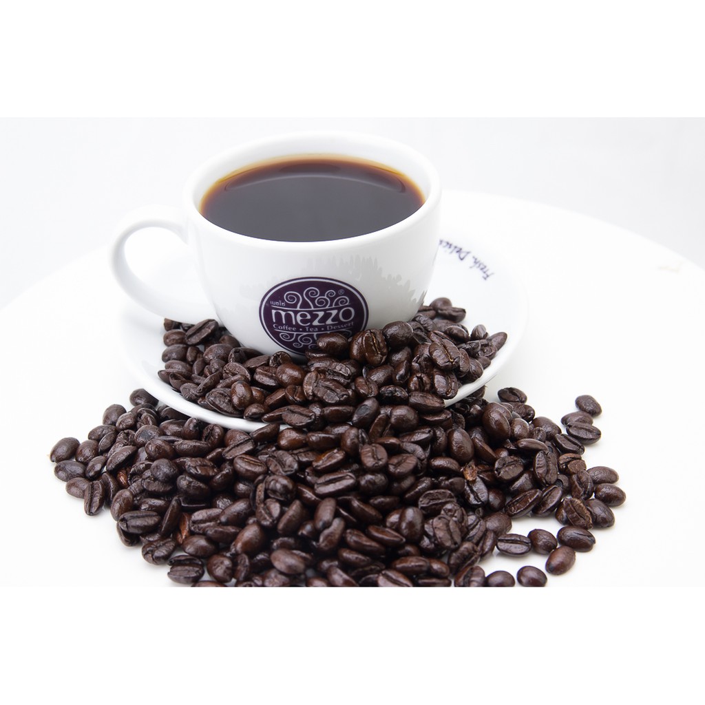 Mezzo เมล็ดกาแฟ คั่ว 1 ถุง (Roasted Coffee Beans House Blend 1 bag ...