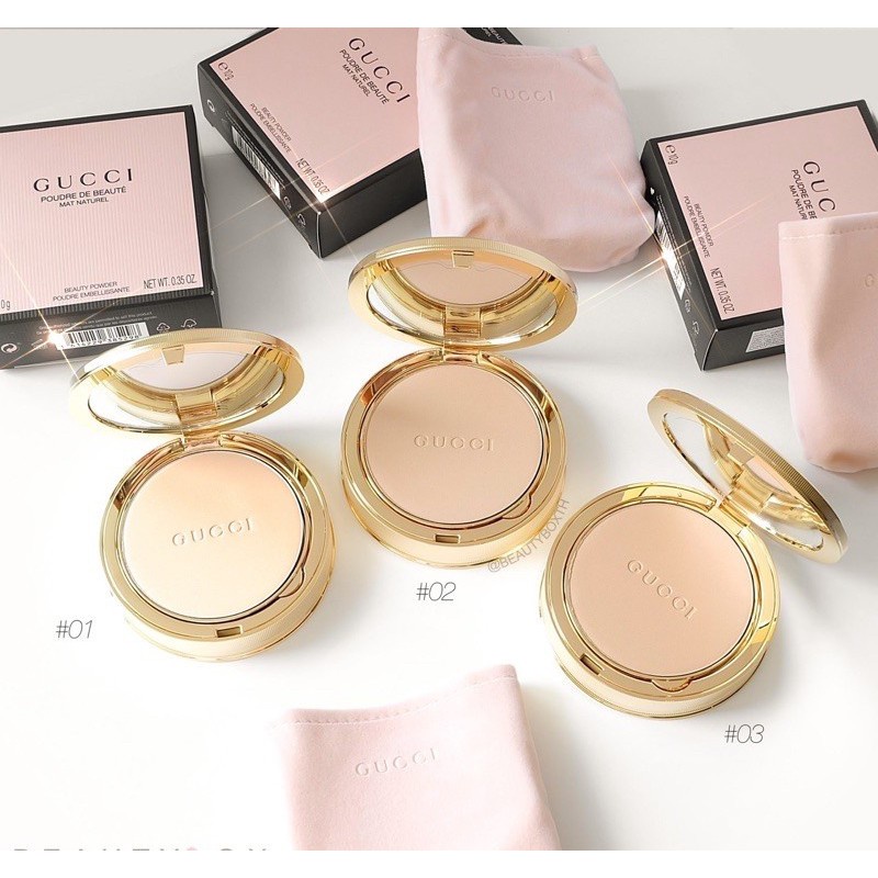 แป้ง Gucci Poudre De Beauté matte compact powder แป้งน้ำผึ้งโปร่งแสงและ ...