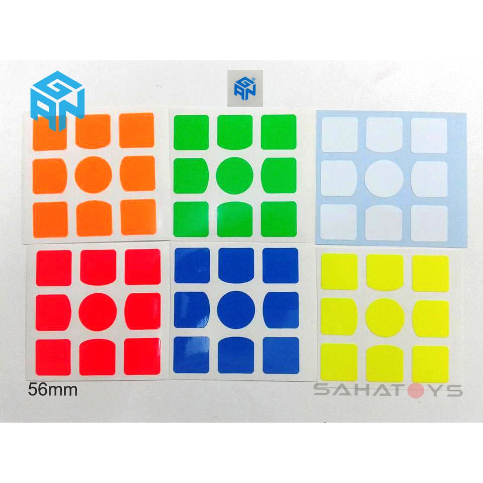 สติ๊กเกอร์ 3x3 GAN Sticker ของแท้100% | Shopee Thailand
