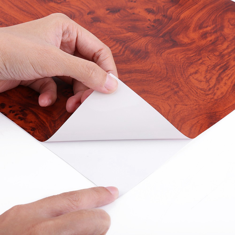 Car Stickers Self-adhesive Wood Grain Textured Car Interior Film Panel ...