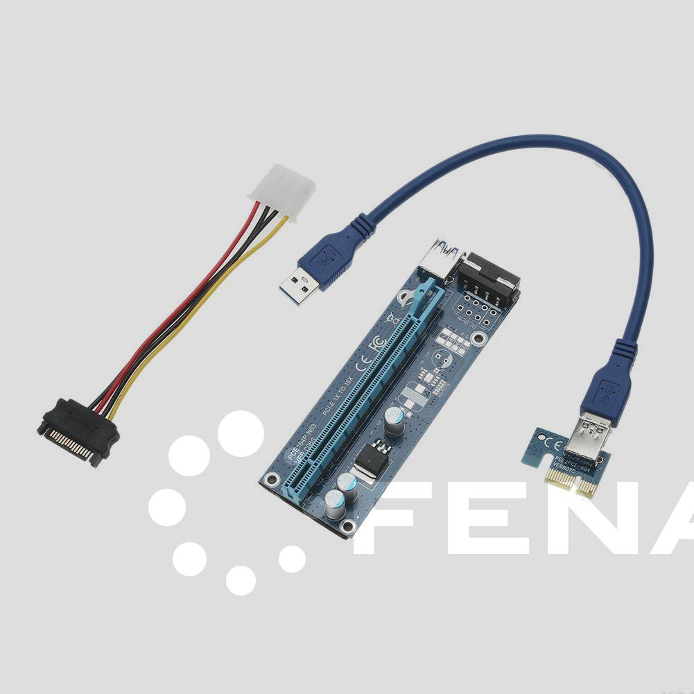 【Ready stock】Pci-E Riser Pci E Express 1X To 16X Riser Card Usb 3.0 Pci ...