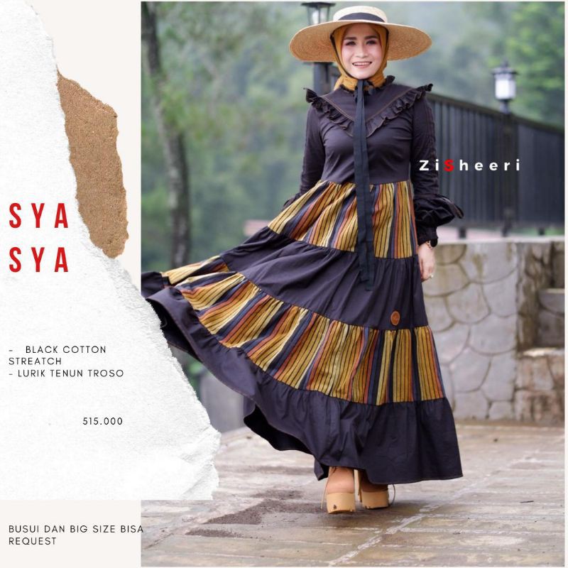 ชุดเดรส Syasya Dress By Zisheeri สําหรับผู้หญิง - wening.fashion.th ...