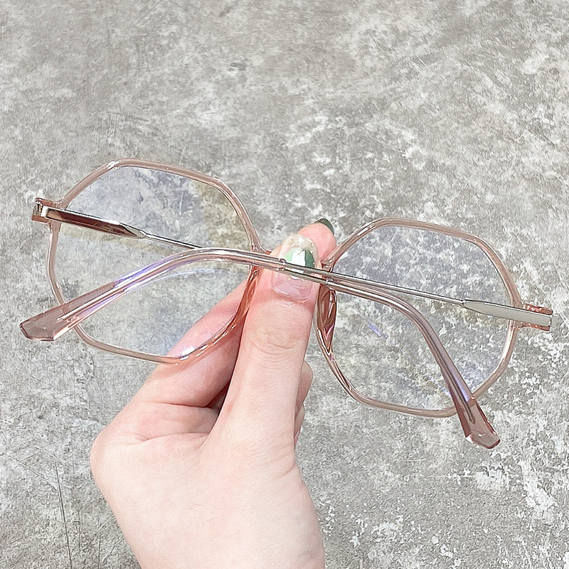 2020 ใหม่ป้องกันแสงสีฟ้าแว่นตาแฟชั่นชายเกาหลีTR90 ตาข่ายสีแดงกรอบแว่นตาหญิงเยลลี่สีสายตาสั้นกรอบ ...