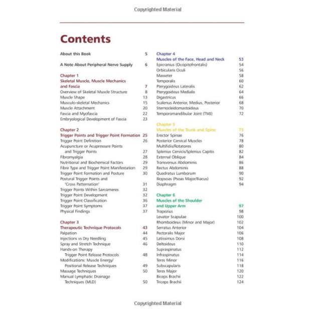 The Concise Book of Trigger Point Professional and Self-Help Manual 3ed ...
