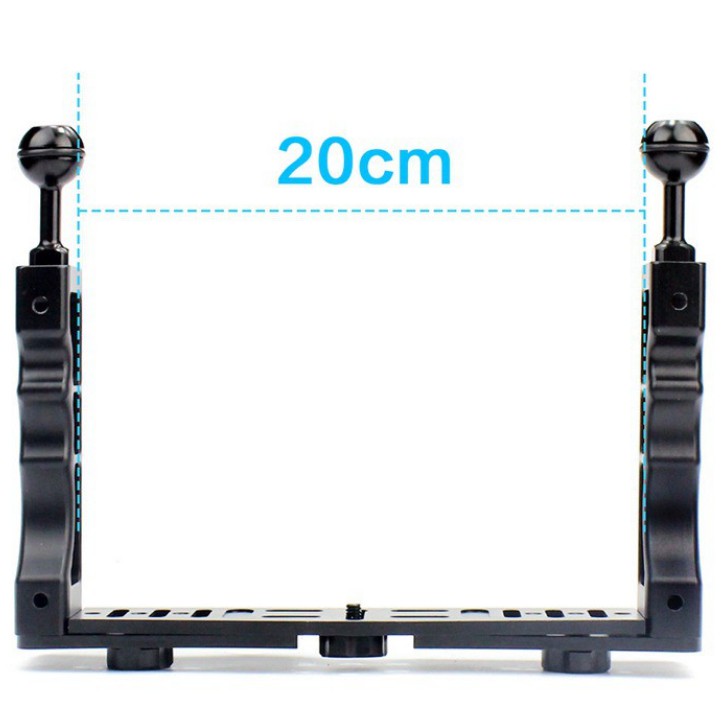 ราคาแบ่งกันใช้ มือจับ ดำน้ำ gopro action cam Handle Grip Stabilizer Rig ...