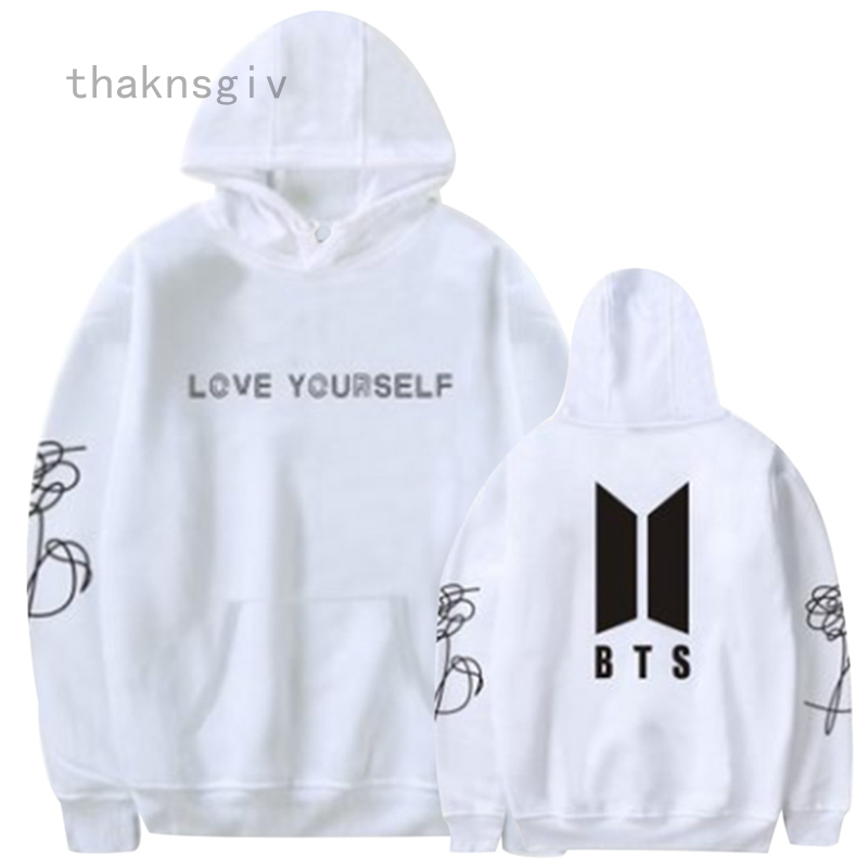BTS plus fleece hoodie - thaknsgiv.th - ThaiPick
