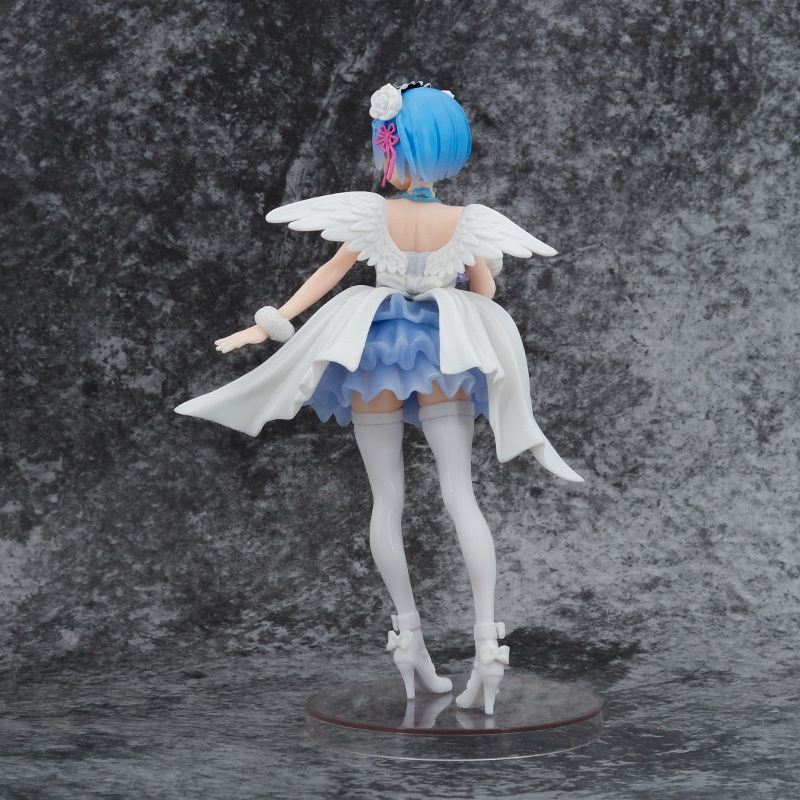 โมเดลฟิกเกอร์ Re: Zero Devil Ram Angel Rem ของเล่นสะสม สําหรับเด็ก GFH6 ...