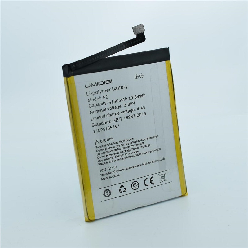 Mobile phone battery for UMIDIGI F2 battery 5150mAh Long standby time ...