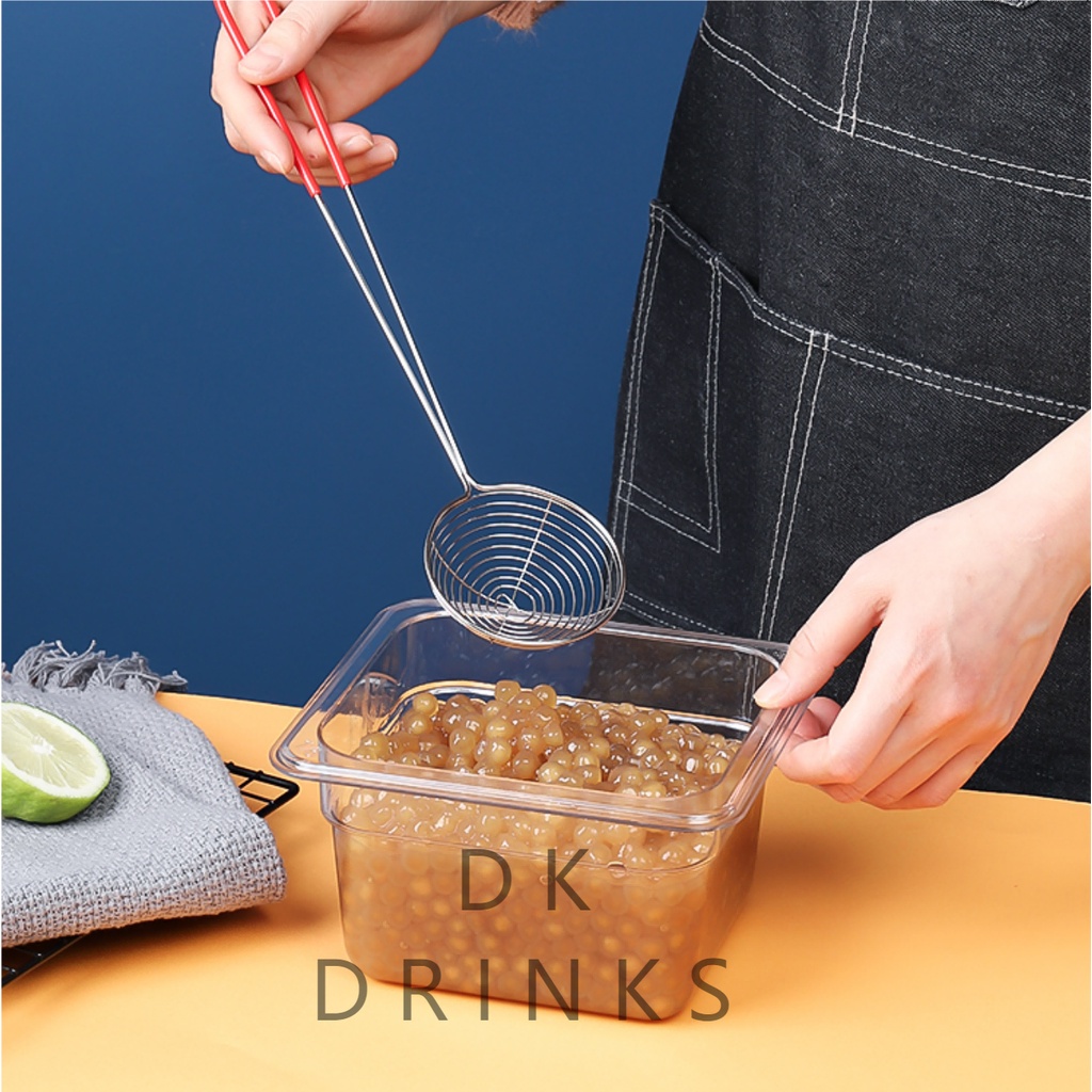 CTEAกระชอนตักไข่มุก ช้อนตักไข่มุก 6.57.5cmตะแกรงตักไข่มุก สแตนเลส ...