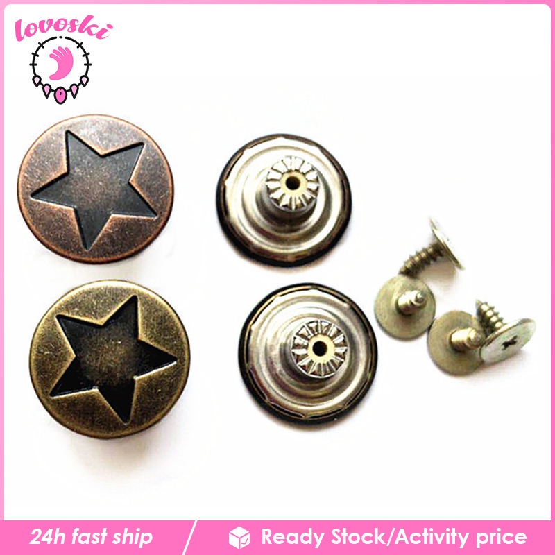 LOV.-10--]] 25 Set Jeans Buttons Tack Buttons Trousers Crafts DIY ...