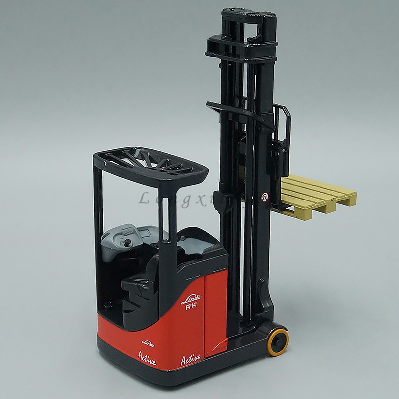 125 Diecast Reach Truck Model Toys Linde Forklift R14S R16S R20S For ...