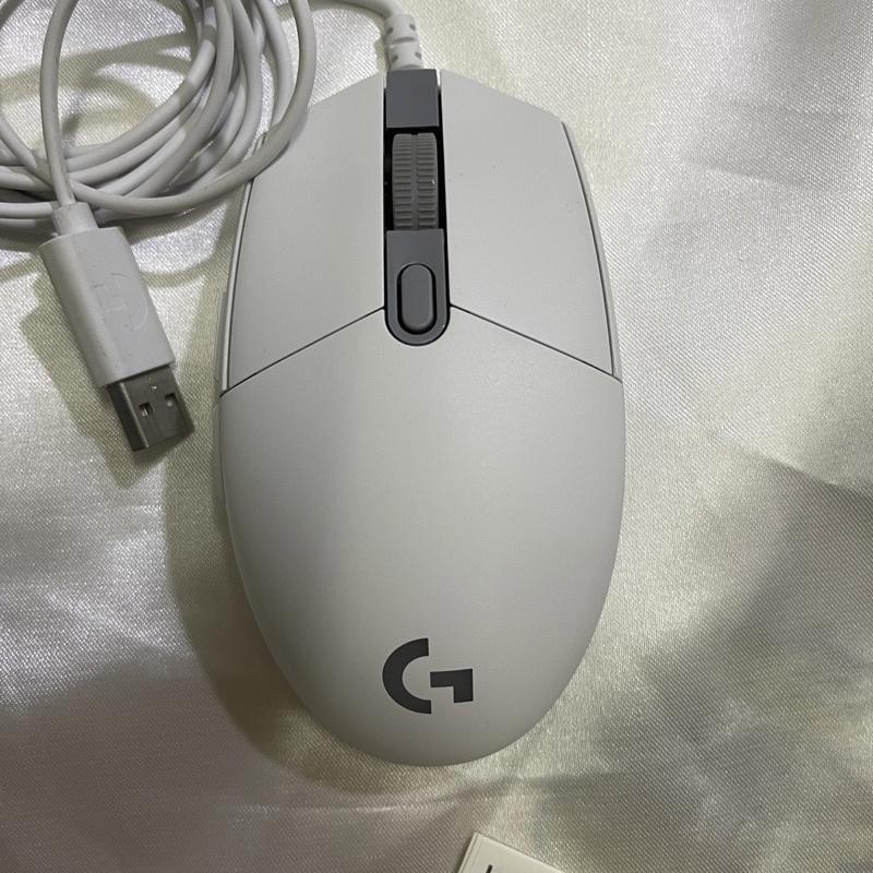 MOUSE (เมาส์) LOGITECH รุ่น G102 LIGHTSYNC GAMING (WHITE) Used like new ...
