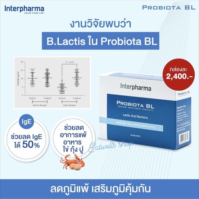 Probiota BL สูตร Synbiotic หมดอายุ** 01/07/2022 | Shopee Thailand