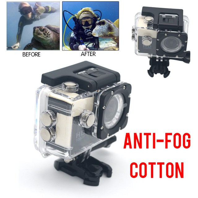 OEM แผ่นกันฝ้า แผ่นกันชื้น ดูดความชื้น Anti Fog กันฝ้า หน้าเลนส์ gopro ...