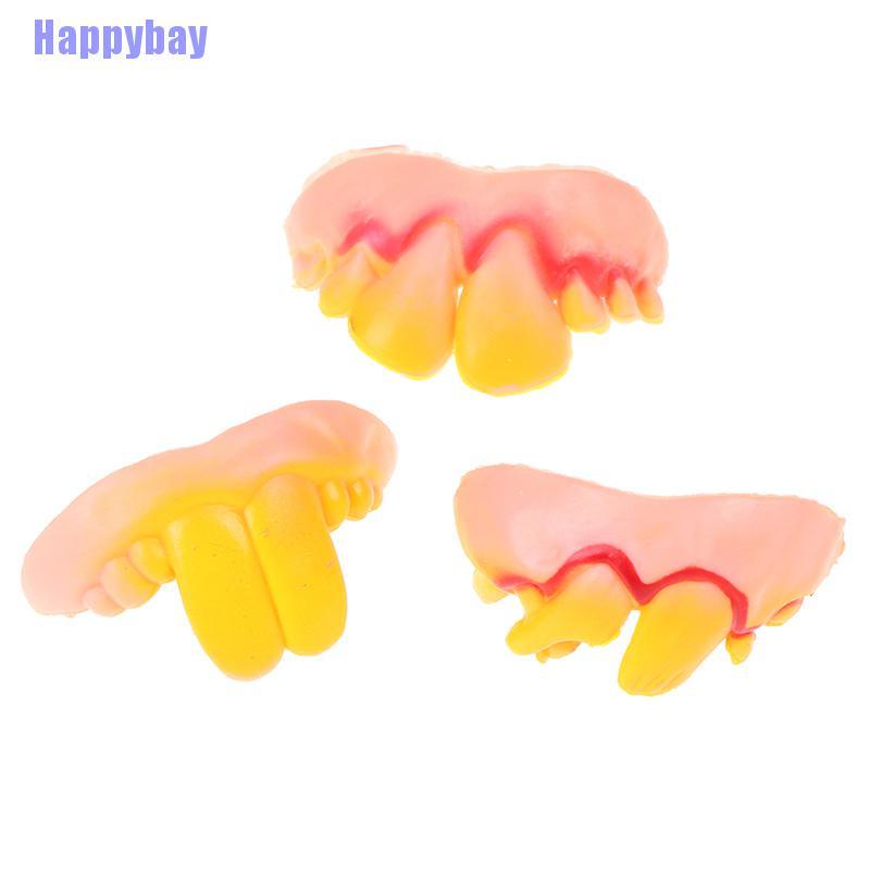 ( Happybay ) 10pcs Funny Goofy Fake Vampire Denture Teeth Halloween ...