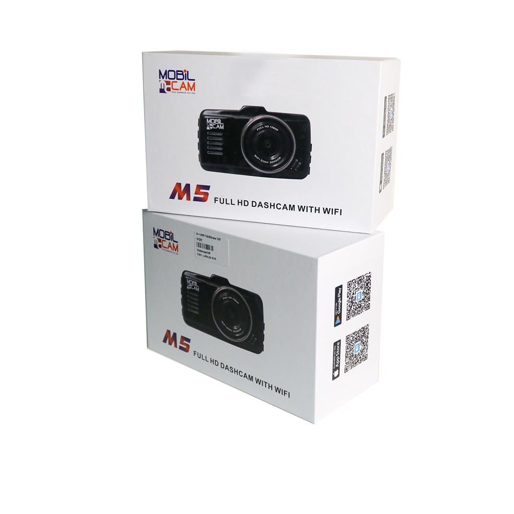 กล้องติดรถยนต์ Wifi MOBIL CAM M5 กล้องหน้าความละเอียด Full HD 1080P ...