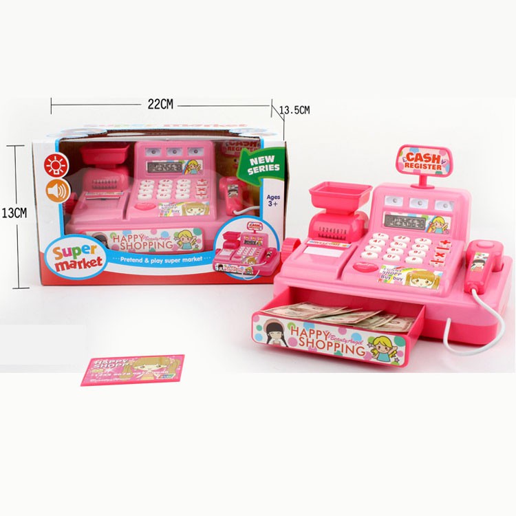 Cash Register Kids Toy Frozen Cashier Set Pretend Play Toys Supermarket ...