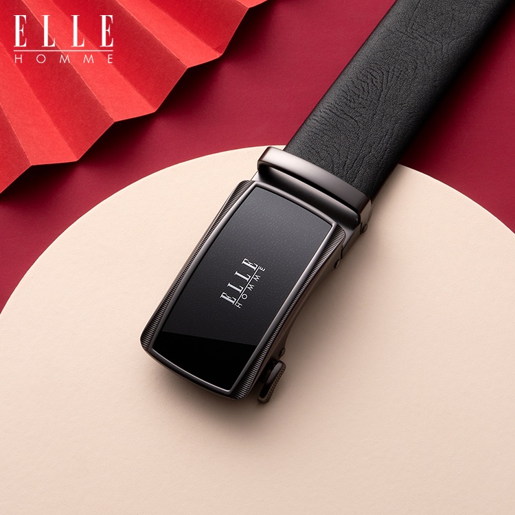 ELLE HOMME เข็มขัดหนังวัวแท้ สไตล์ Casual Business H84277 - elle_homme ...