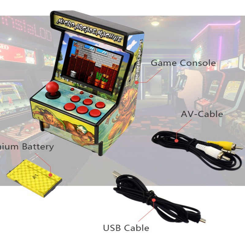 Data Frog Retro Mini Arcade Handheld Game Console 16 Bit - hjdejtyj.th ...