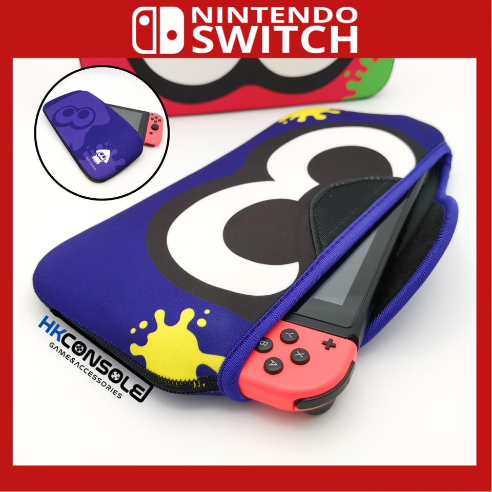 [ครบทุกลาย!] กระเป๋าผ้า Quickpouch สำหรับ Nintendo Switch สีสันสดใส ลาย ...