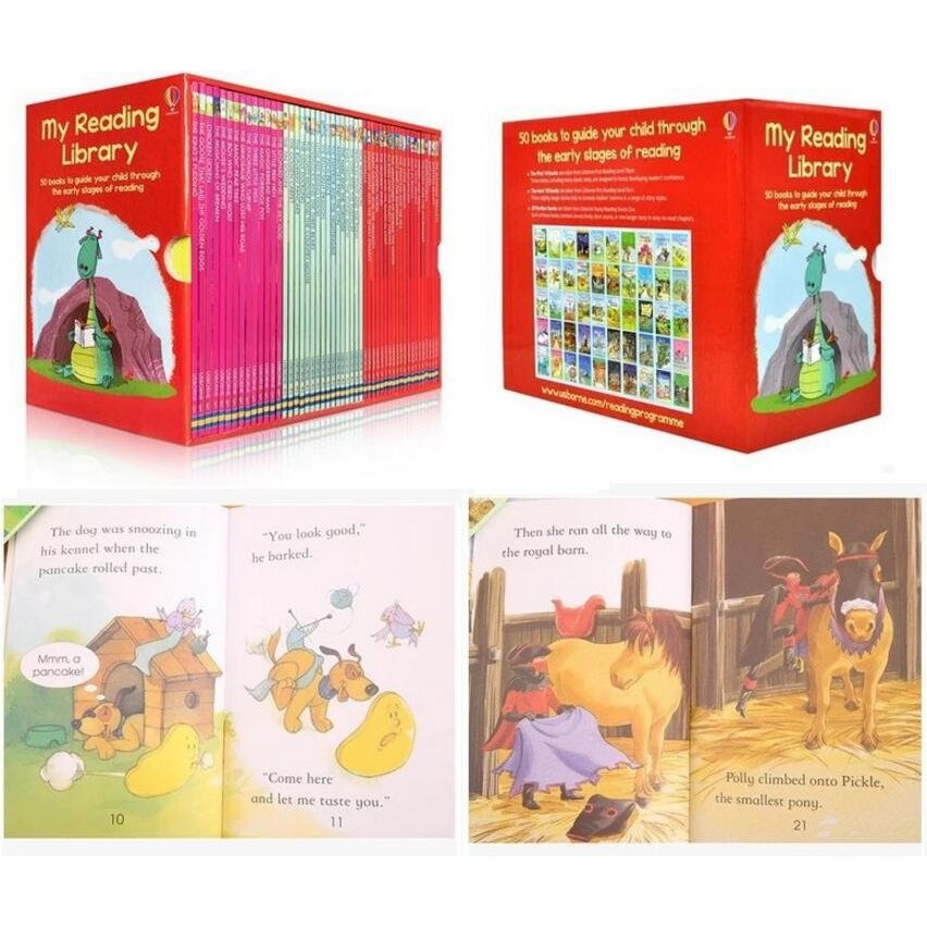หัดอ่าน my Second Reading Library ชุด50เล่ม usborne ของใหม่พร้อมส่ง ...