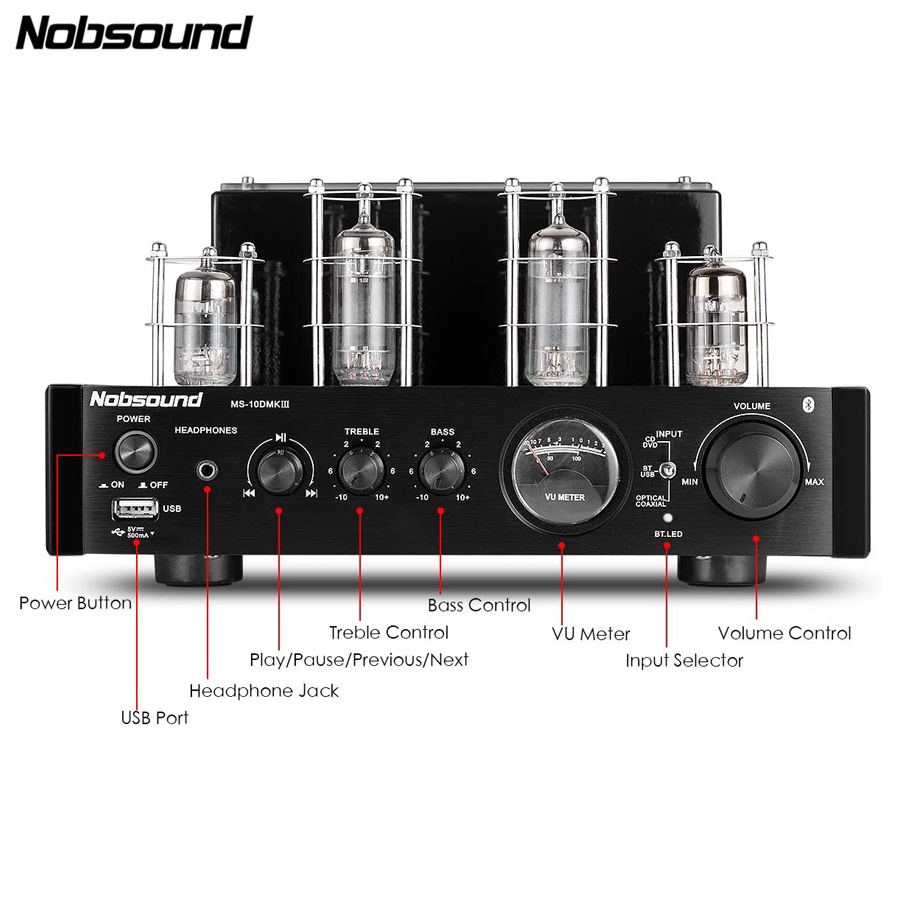 Nobsound MS-10D MKIII (Mark3) บลูทูธและฟังก์ชั่น USBCoaxialอินเทอร์เฟซ ...