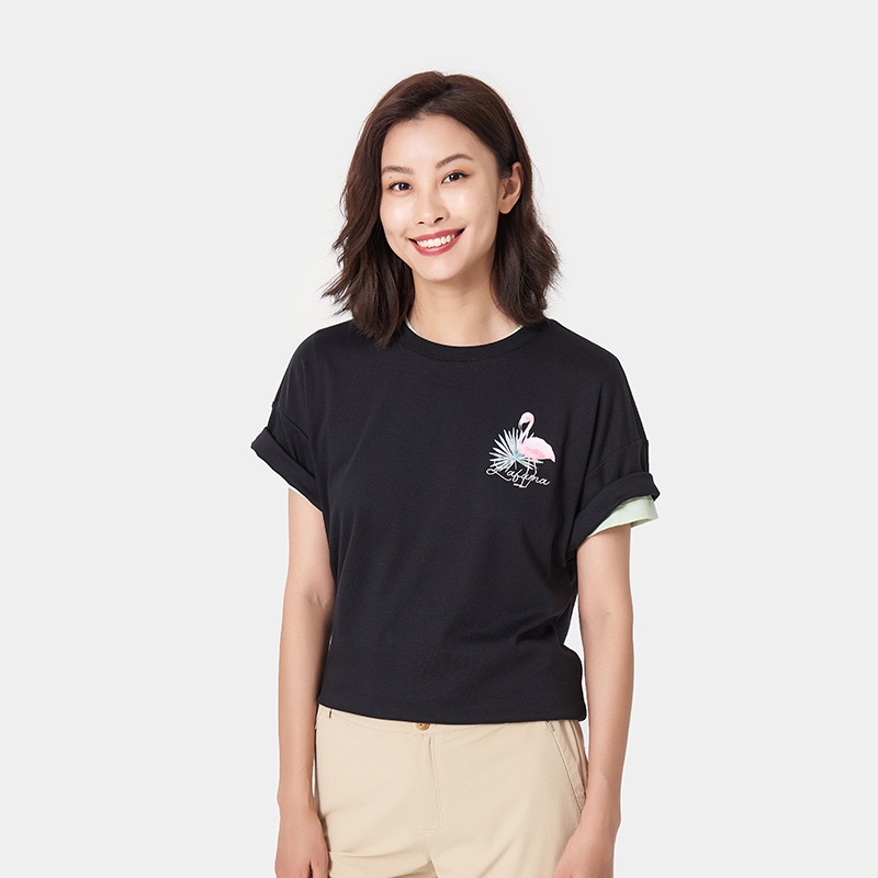 S-5XL Lafuma Le Feiye เสื้อยืดลําลอง ผ้าฝ้าย แขนสั้น พิมพ์ลาย เข้ากับ ...
