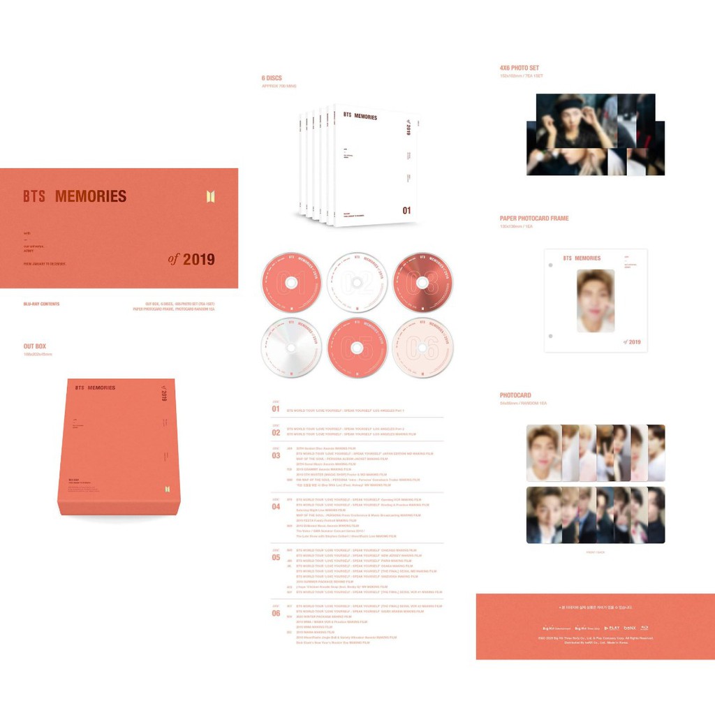 BTS MEMORIES 2019 Blu-ray-