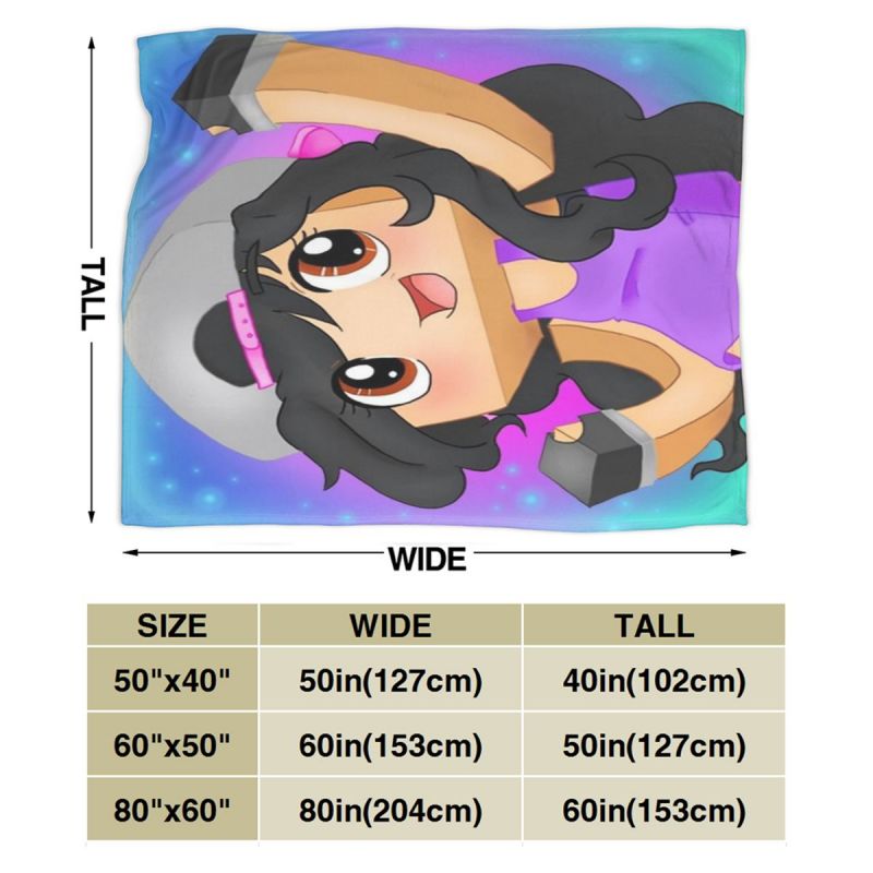 Minecraft Aphmau Custom Ultra-Soft Fleece Blanket Warm Throw Blankets ...